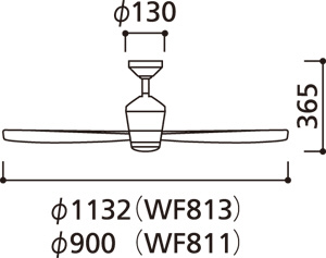 ODELIC オーデリック シーリングファン WF811 | 商品紹介 | 照明器具の通信販売・インテリア照明の通販【ライトスタイル】